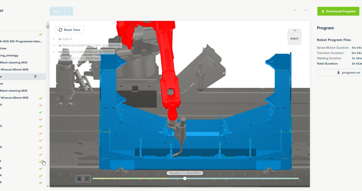 Programmation automatique des robots de soudage (ARP) avec Valk Welding