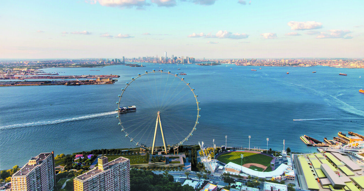 Valk Welding Roboter schweißen Bauteile des „New York Wheel“